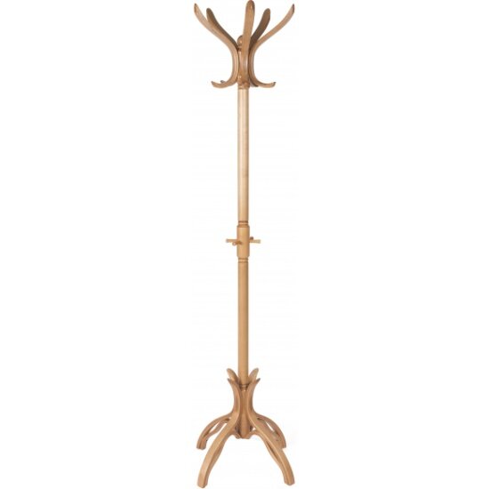 Вешалка напольная Мебелик В 12Н светло-коричневый