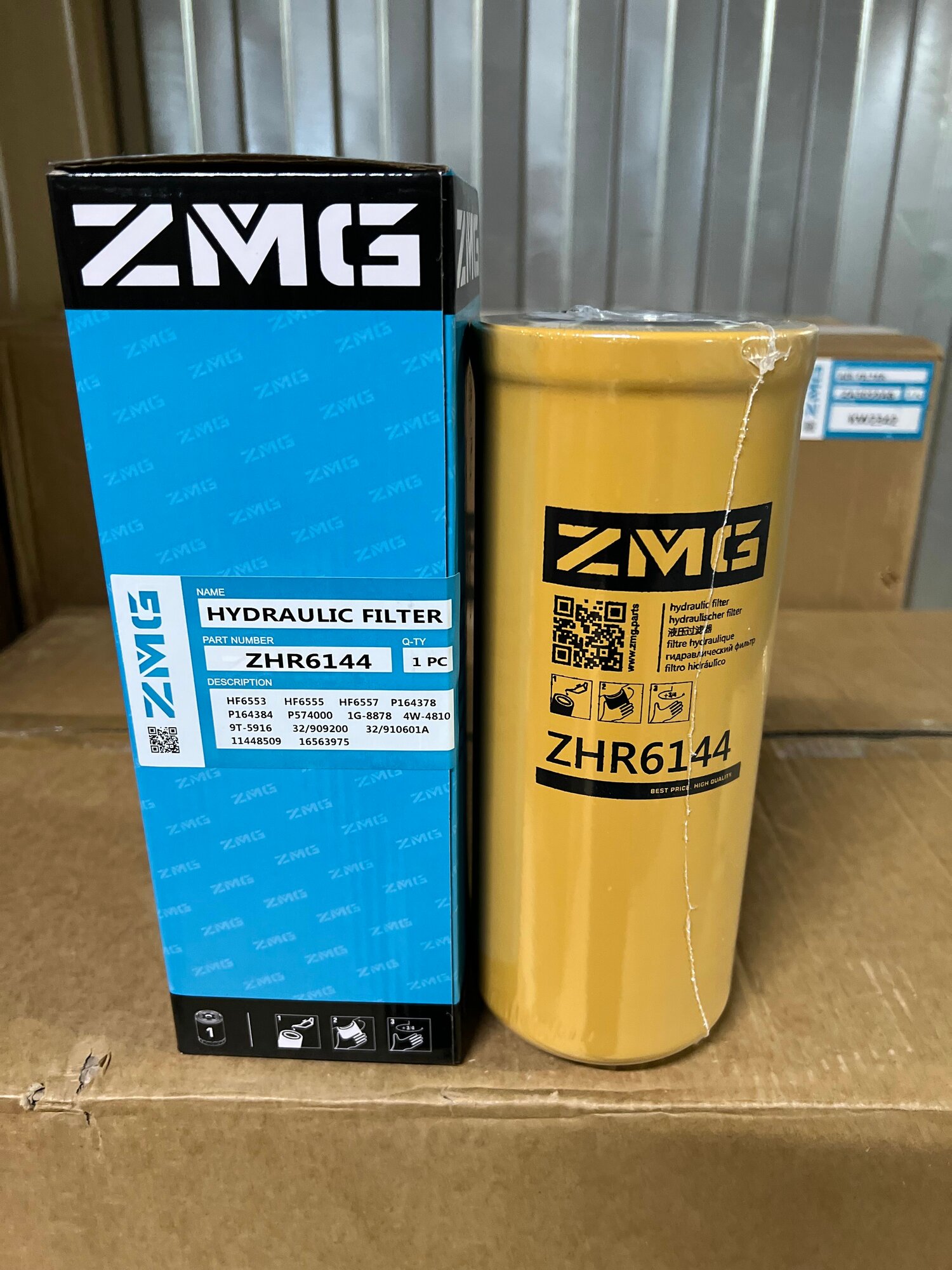 Фильтр гидравлический ZMG, для экскаваторов-погрузчиков JCB 3CX/4CX