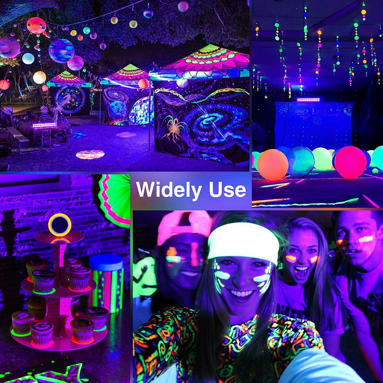 Универсальный RGB+UV светильник для мероприятий