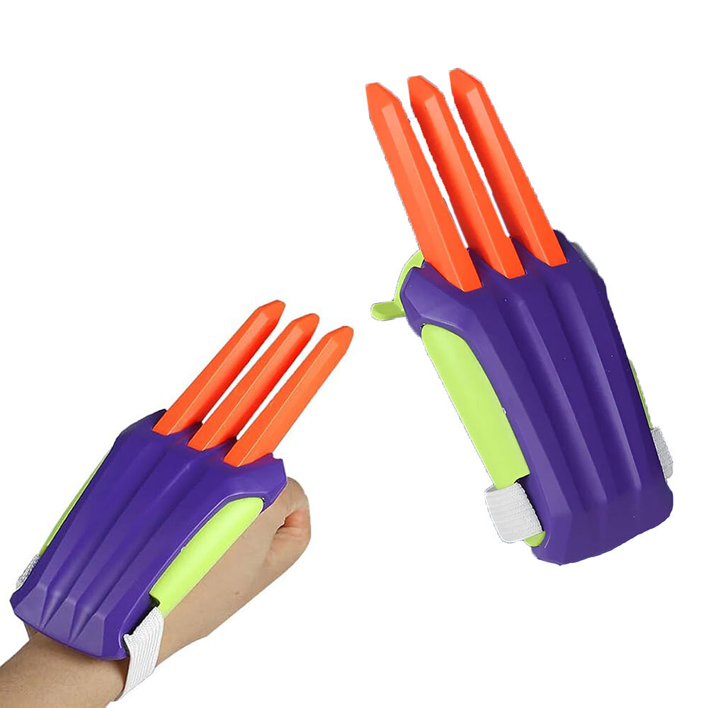 2 штуки Атлодас Редис Волк Коготь, 3D печать Редис Волк, Пластиковые когти Игрушечный нож Выдвижной, Подарок для детей