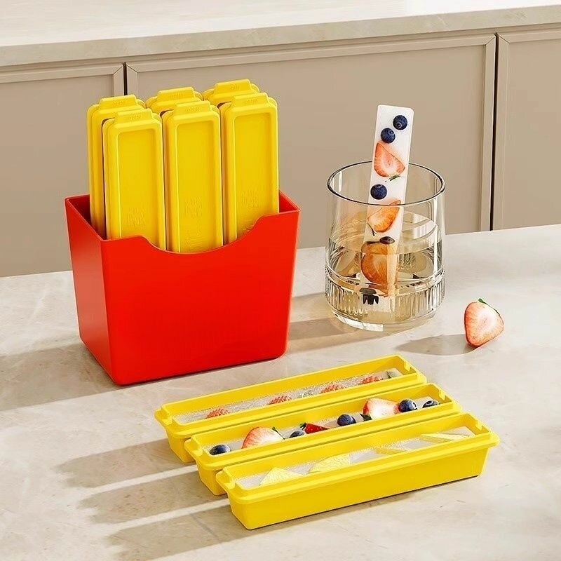 Форма для приготовления длинного картофеля фри в виде решетки для льда