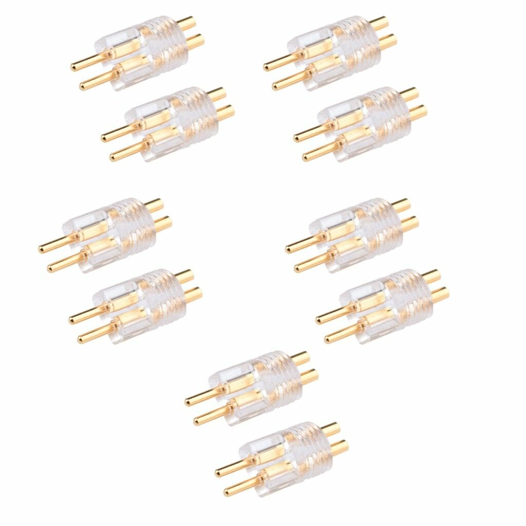 Надежные разъемы для наушников диаметром 0,78 мм с 2-контактным разъемом для аксессуаров для наушников