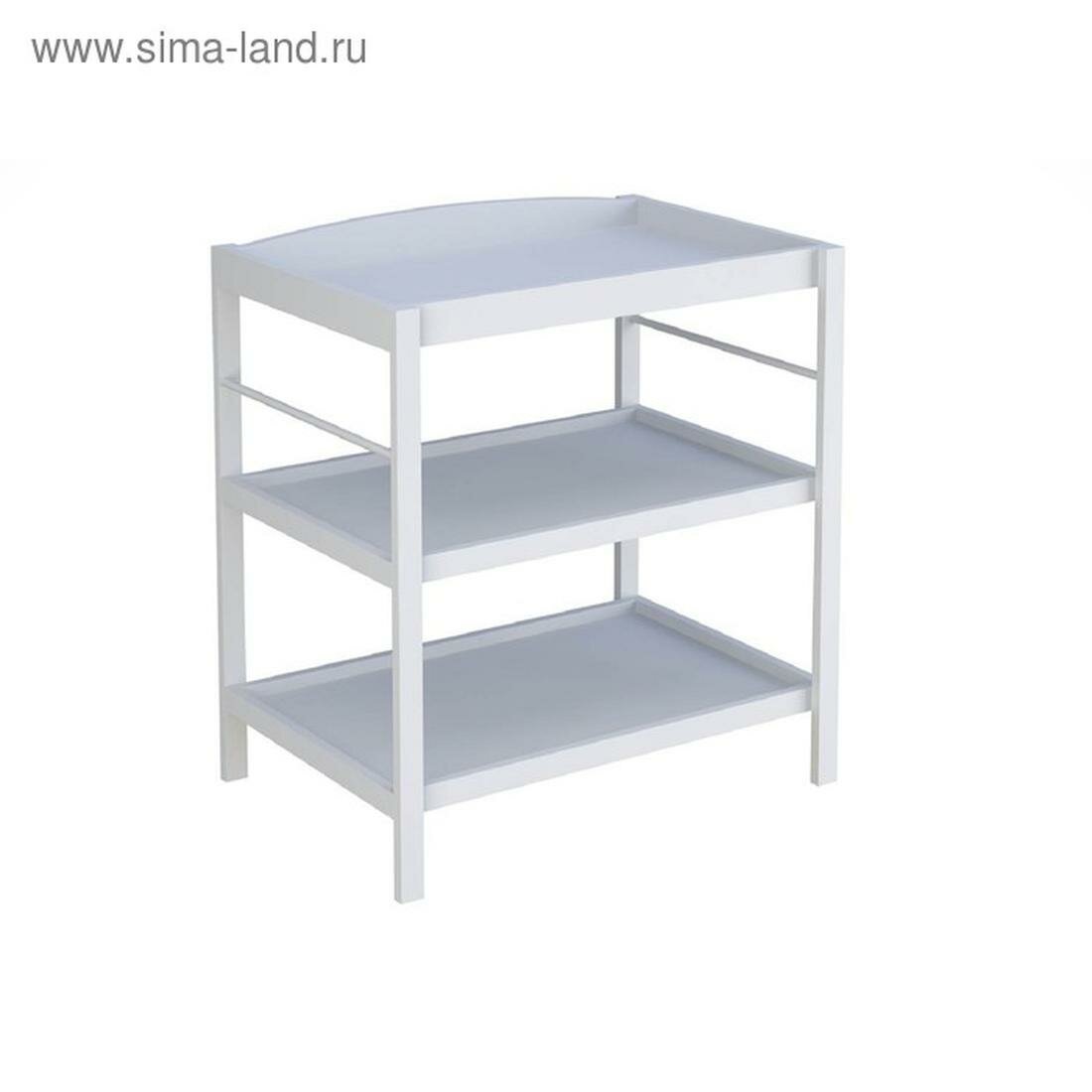 Пеленальный столик Polini kids Simple 1080, 84×58×92.5 см, белый
