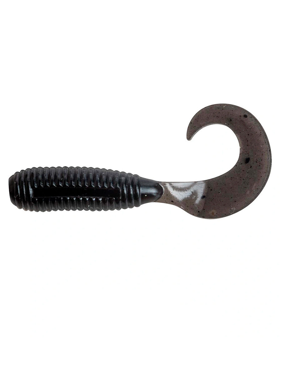 Твистер Helios Тiny Credo 1,55"/4 см Black 12шт. (HS-8-011)