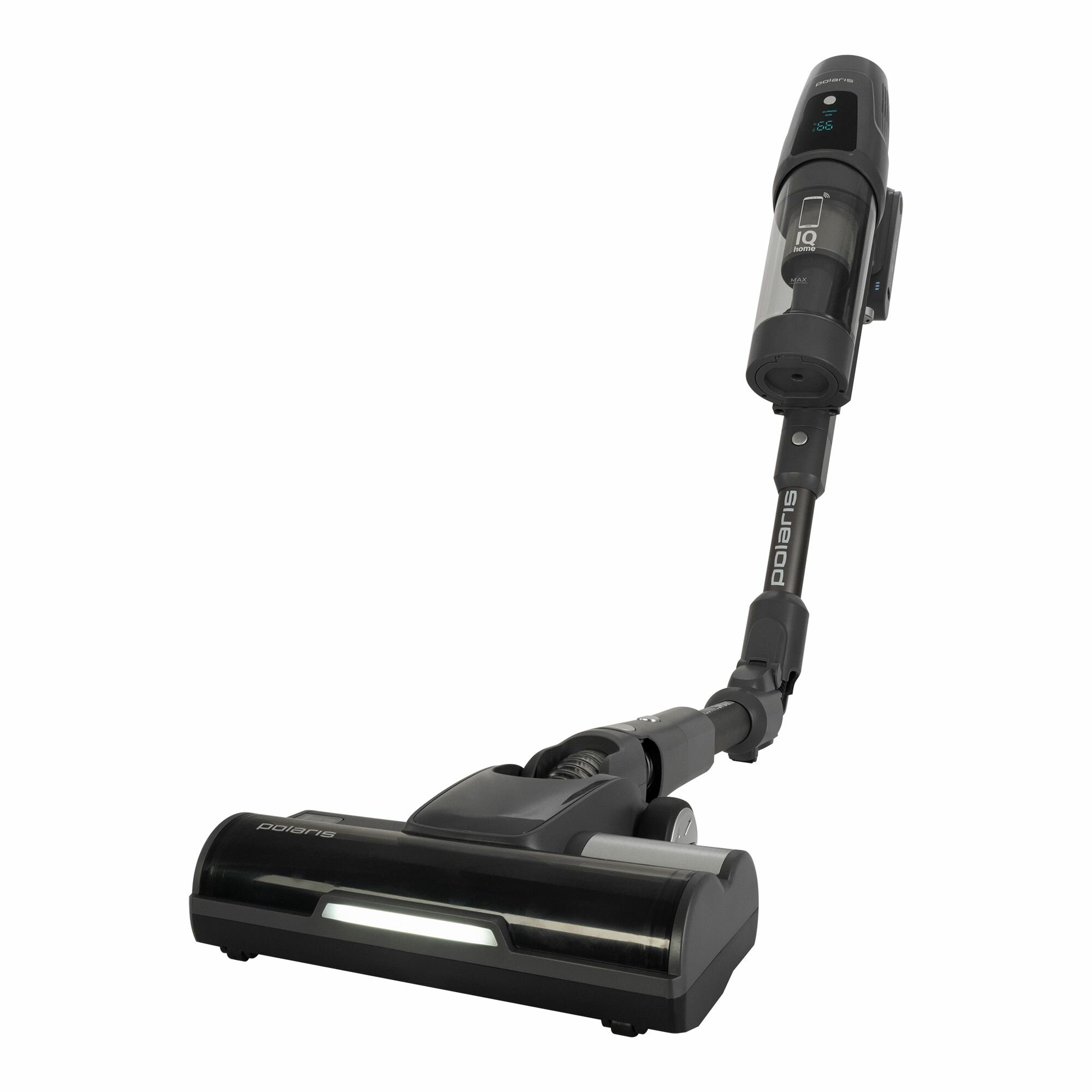 Пылесос вертикальный беспроводной Polaris PVCS 6020 Cyclonic Way PRO Wi-Fi IQ Home / Серый