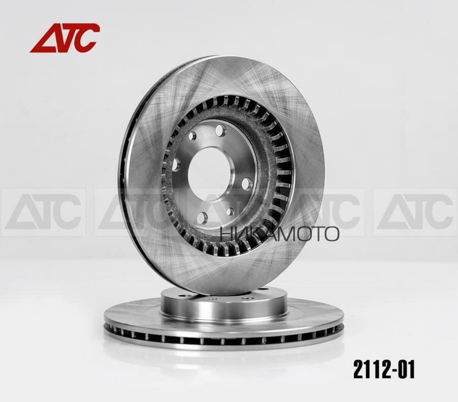 АТС АТС 2112-01 Диск тормозной ВАЗ 2112 14" вентилируемый (цена за 1 шт.)