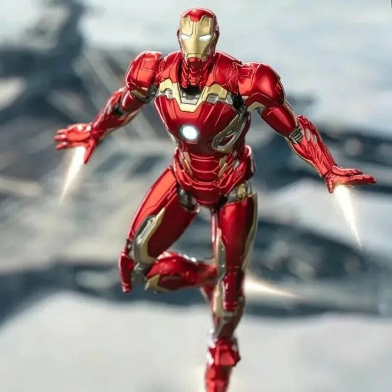 Marvel ZD toys Iron Man Mk85 Готовая модель из ПВХ, игрушка, вдохновленная Мстителями 2, фигурка, идеально подходит для детских вечеринок