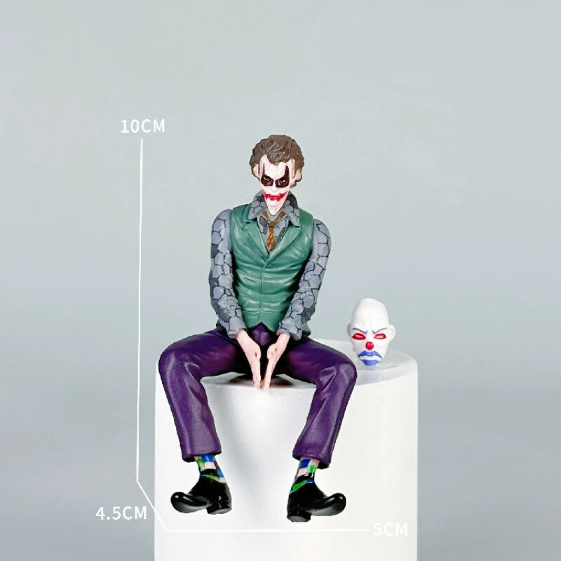 Joker автомобильное украшение pvc модель с съемной маской для лица для любителей автомобилей, синее