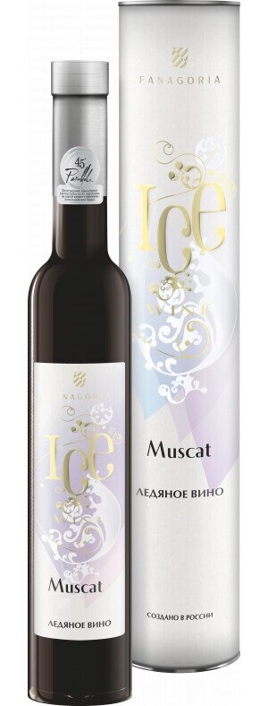 Фанагория, "Ледяное Вино" Мускат, в тубе, 375 мл