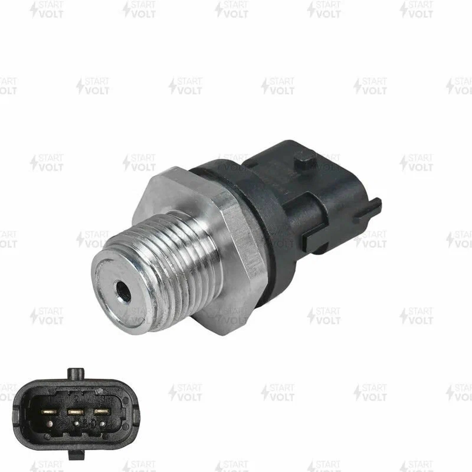 Датчик давления топлива для а/м КАМАЗ/нефаз/лиаз с двигателем CUMMINS ISBe/ISDe/ЯМЗ-534, Startvolt FPS0011