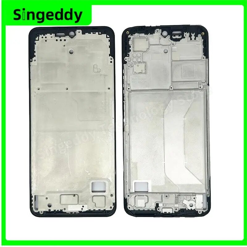 Передняя ЖК-рамка корпуса для Xiaomi POCO X5, лицевая панель экрана, крышка для Redmi ПРИМЕЧАНИЕ12, держатель для дисплея, средние рамки NOTE12 5G Frame