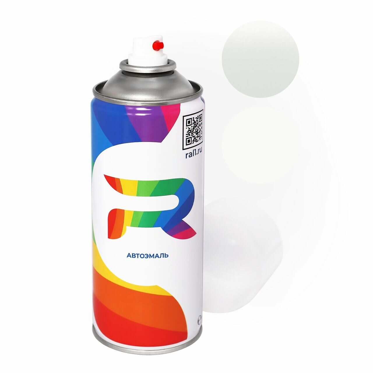 Автоэмаль аэрозольная Hyundai WC9, WW2, TW3 - White Cream (Базовая краска, Перламутровый трехслойный, Белый) баллон 520 мл.