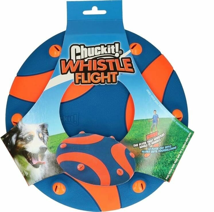 Игрушка для животных Chuckit! "Whistle Flight", фрисби для собак, 24 см