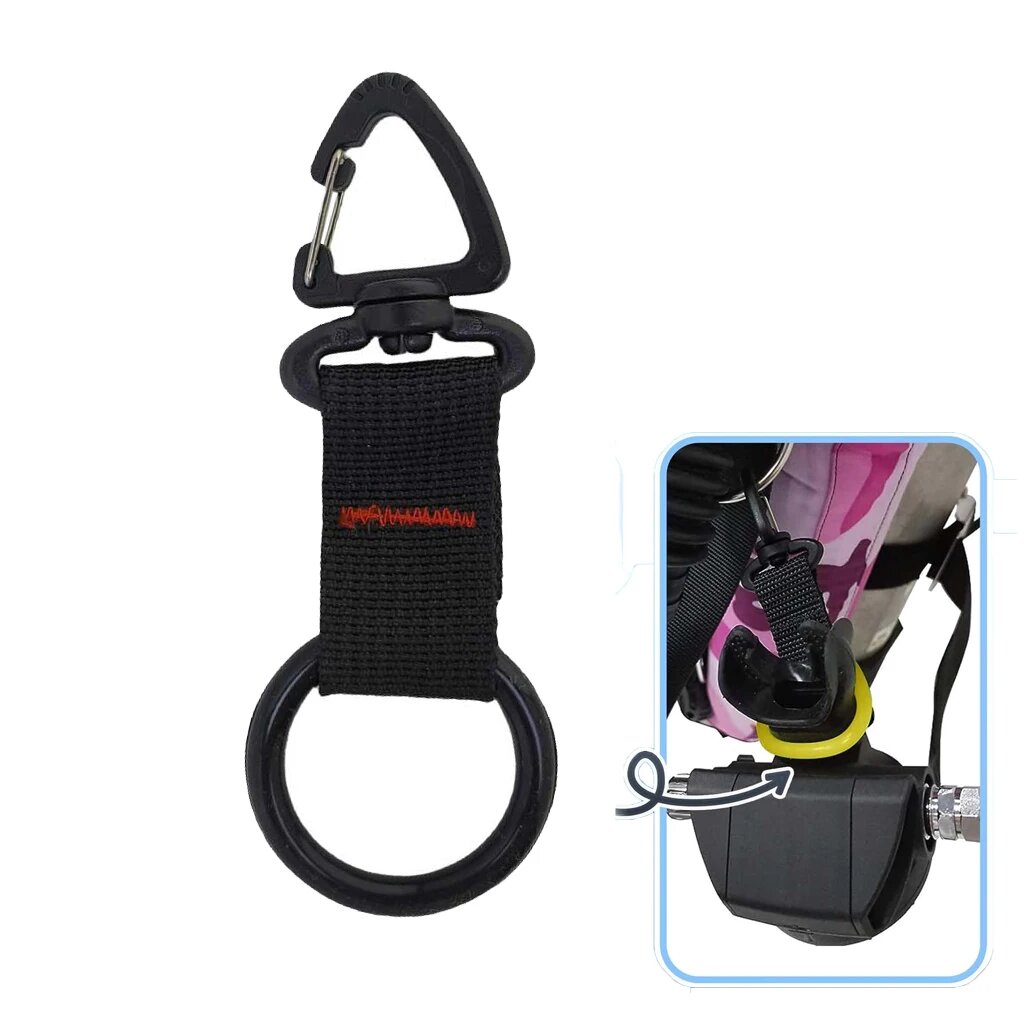 Держатель для мундштука октопуса для дайвинга, силиконовый крючок-фиксатор для октопуса, крепление для второго ступени регулятора