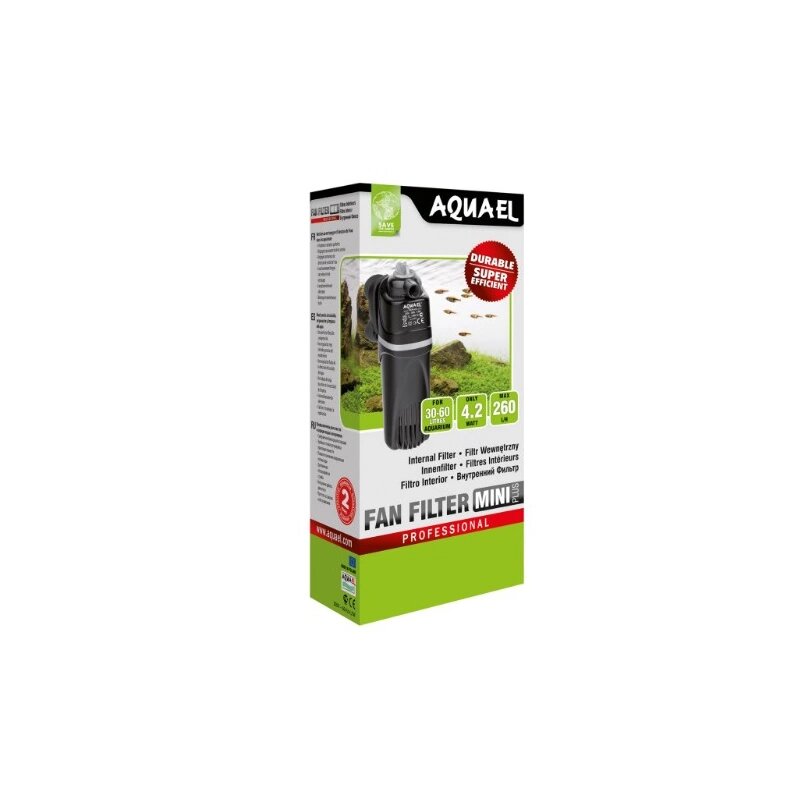 Фильтр внутренний AQUAEL FAN-mini plus 260л/ч до 60л