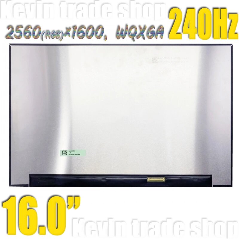 16" 240Hz Laptop LCD Screen MNG007DA2-3 TL160ADMP11 TL160ADMP03 TL160ADMP23 NE160QDM-NZA NE160QDM-NZB B160QAN02.3 Display Panel