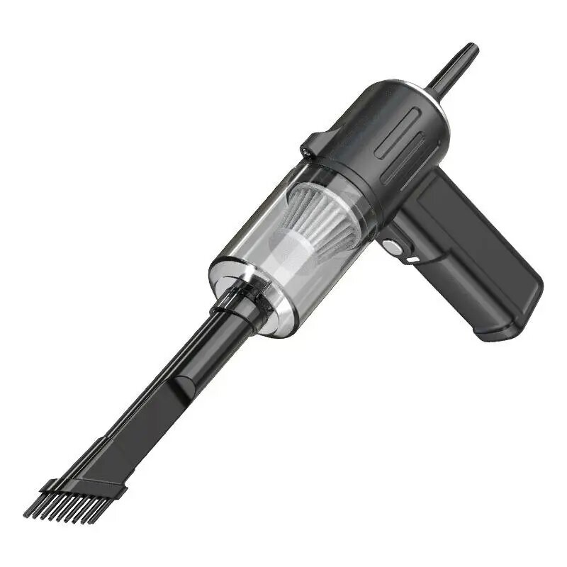 Новый автомобильный пылесос 4-в-1, небольшой беспроводной пылесос для автомобиля, большой black