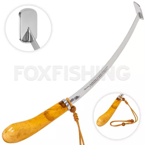 Квок на сома Фоксфишинг титановый #1052 рукоять из дерева
