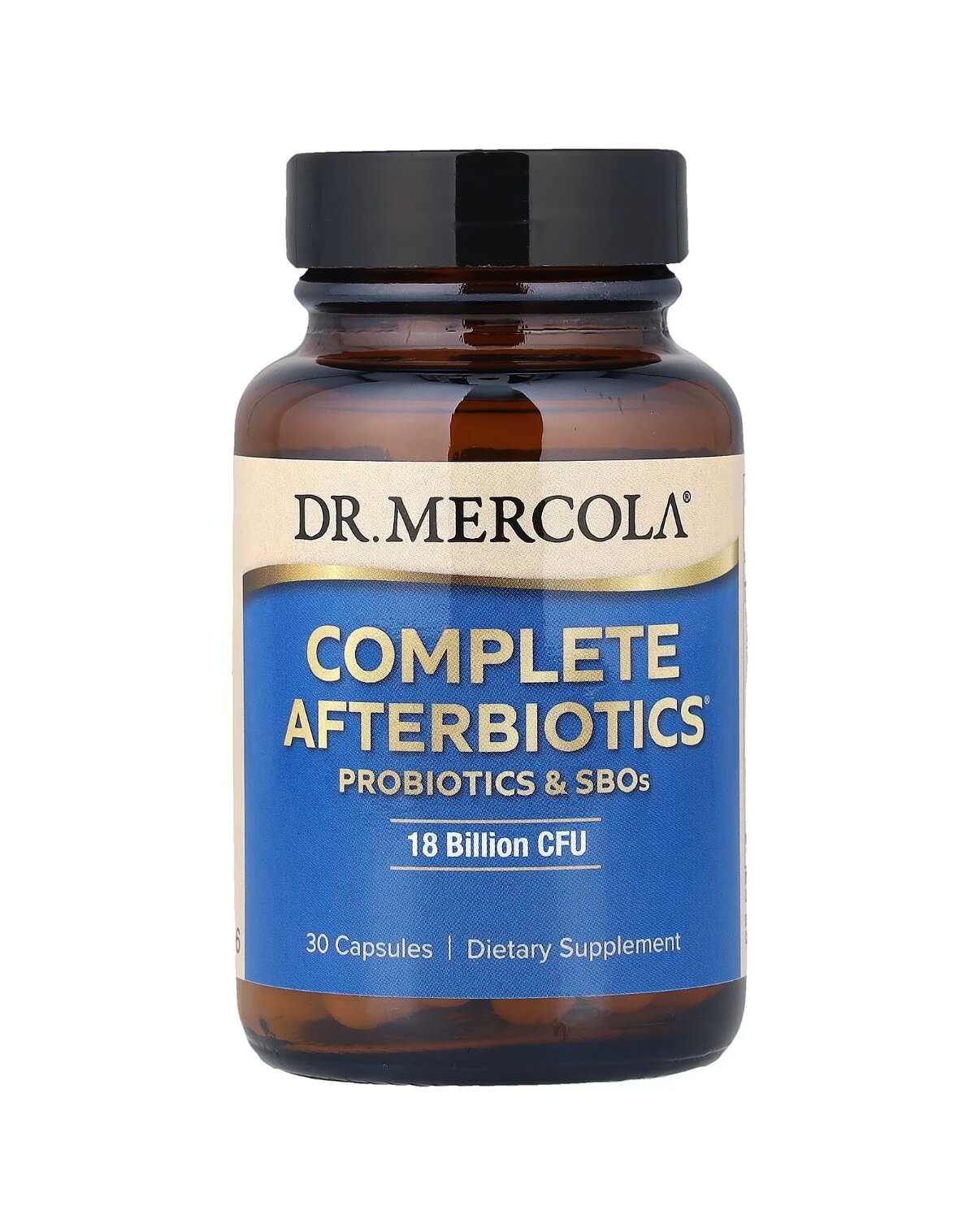 Пробиотики Dr. Mercola Afterbiotics пробиотики SBO и почвенные организмы 30 капсул