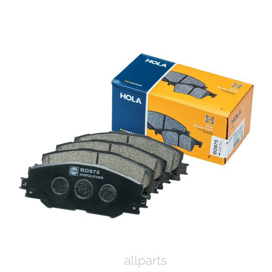 HOLA BD875 Колодки передние TOYOTA Rav 4 III/IV, Auris (E150, E180), Auris Tour HOLA BD875