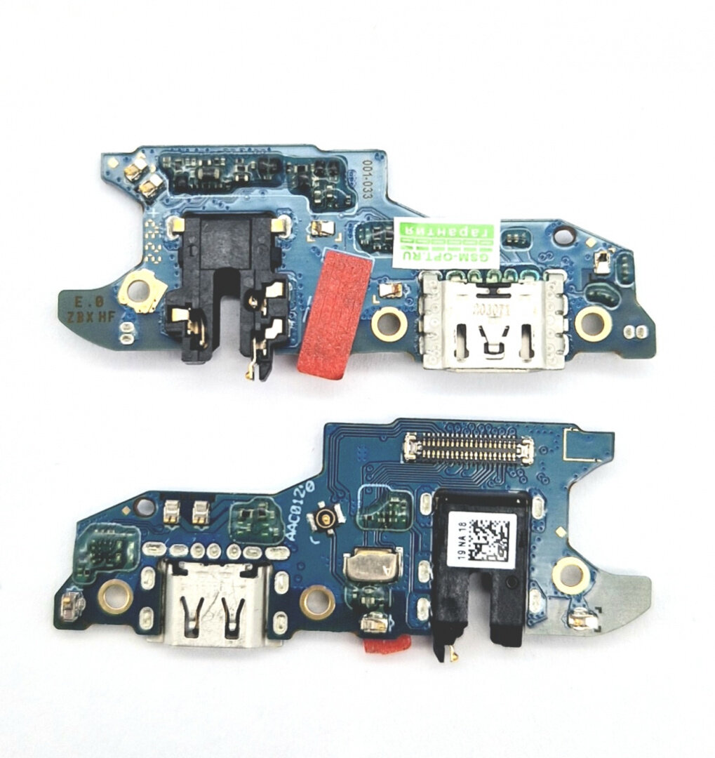 Плата нижняя для Oppo A17 4G/ A17k 4G в сборе с разъемом зарядки (системным) orig. c