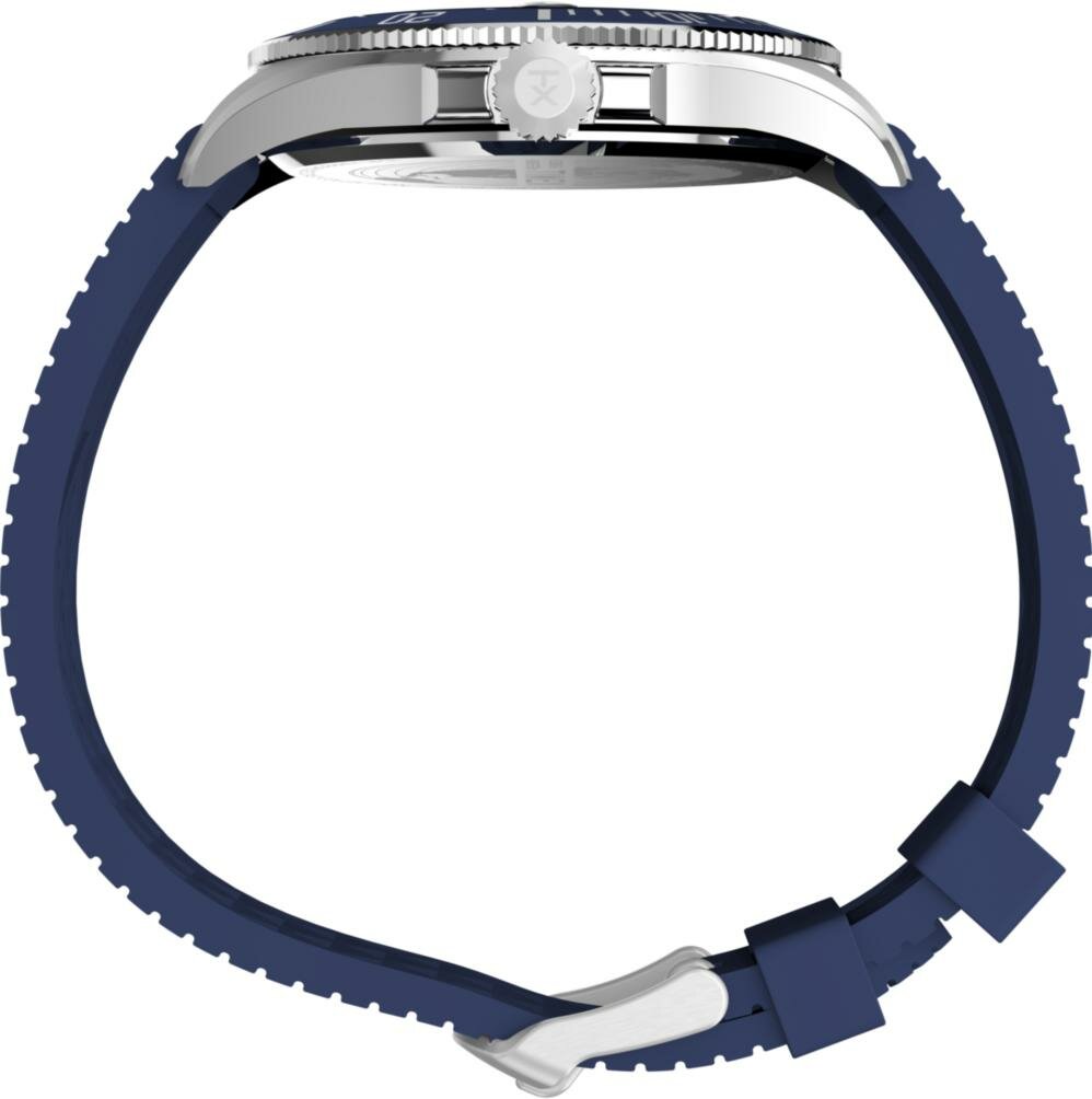 Наручные часы TIMEX, синий, серебряный — фото 1