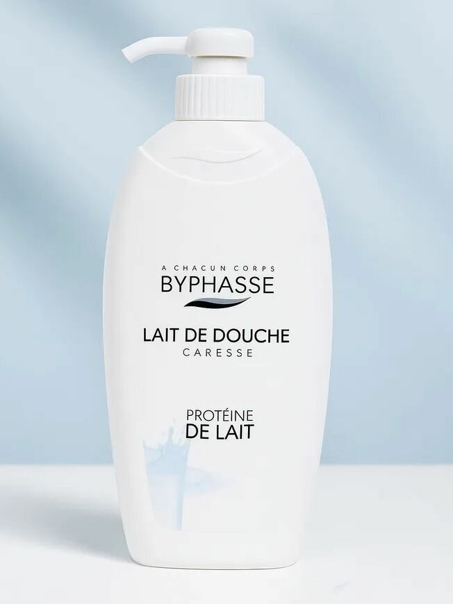 Крем-гель для душа Byphasse Молочный белок , питание и мягкость кожи 1 л. Испания