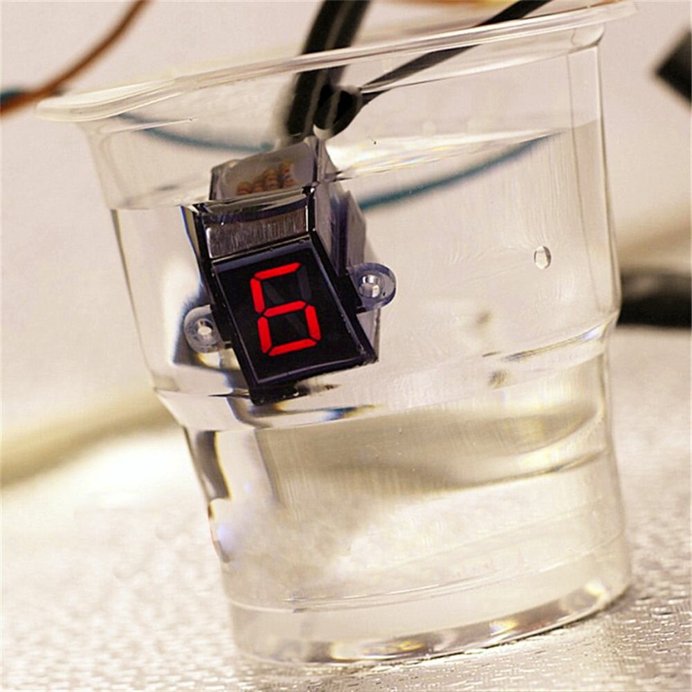 Универсальный 6-Ступенчатый Цифровой Индикатор Передачи С Датчиками Рычага Переключения Передач Мотоцикла