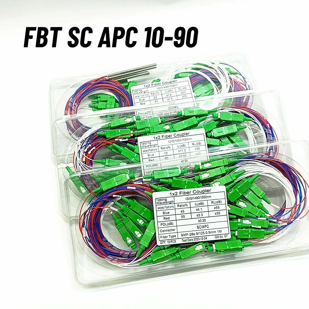 BELEZATELECOM оптоволоконный разветвитель 1x2 FBT 10/90 10 t0 90