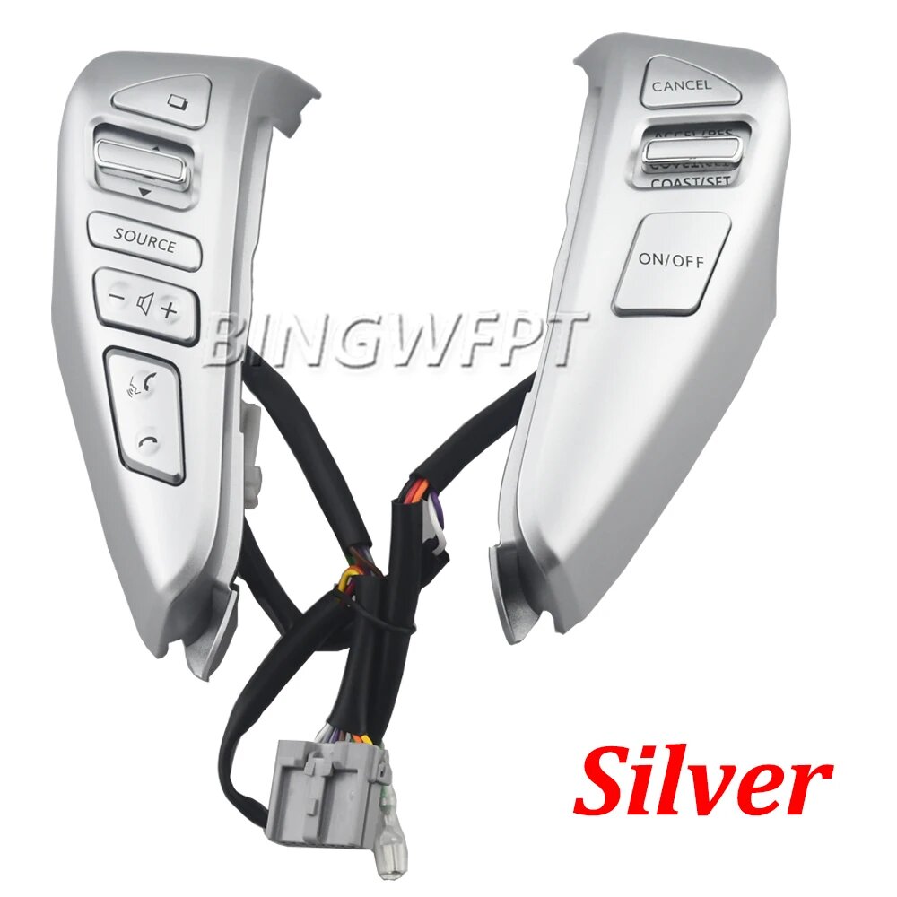 Управляющее устройство круиз-контроля на руль для Nissan/TIIDA/SENTRA/Livina/SUNNY/ALMERA/ VERSA, Sliver