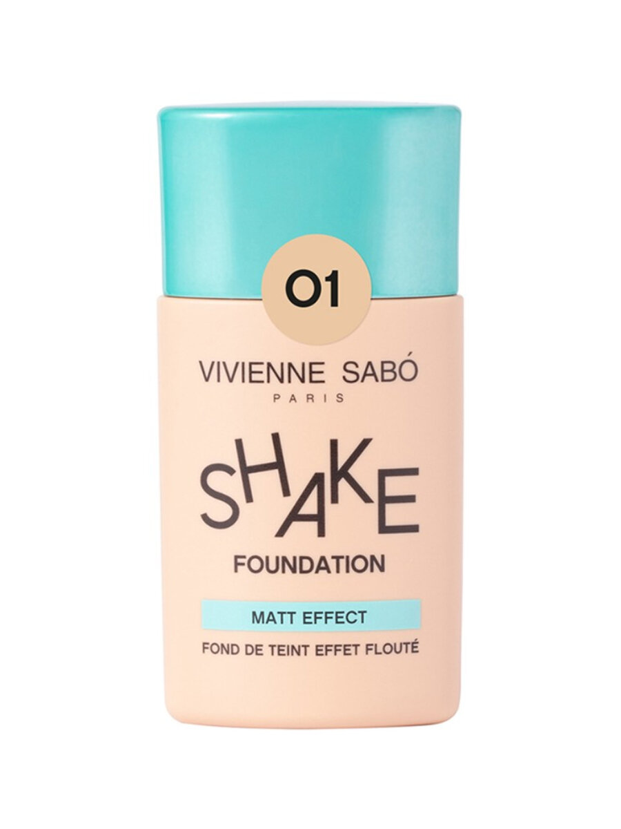 Крем тональный для лица VIVIENNE SABO SHAKE FOUNDATION MATT матирующий тон 01
