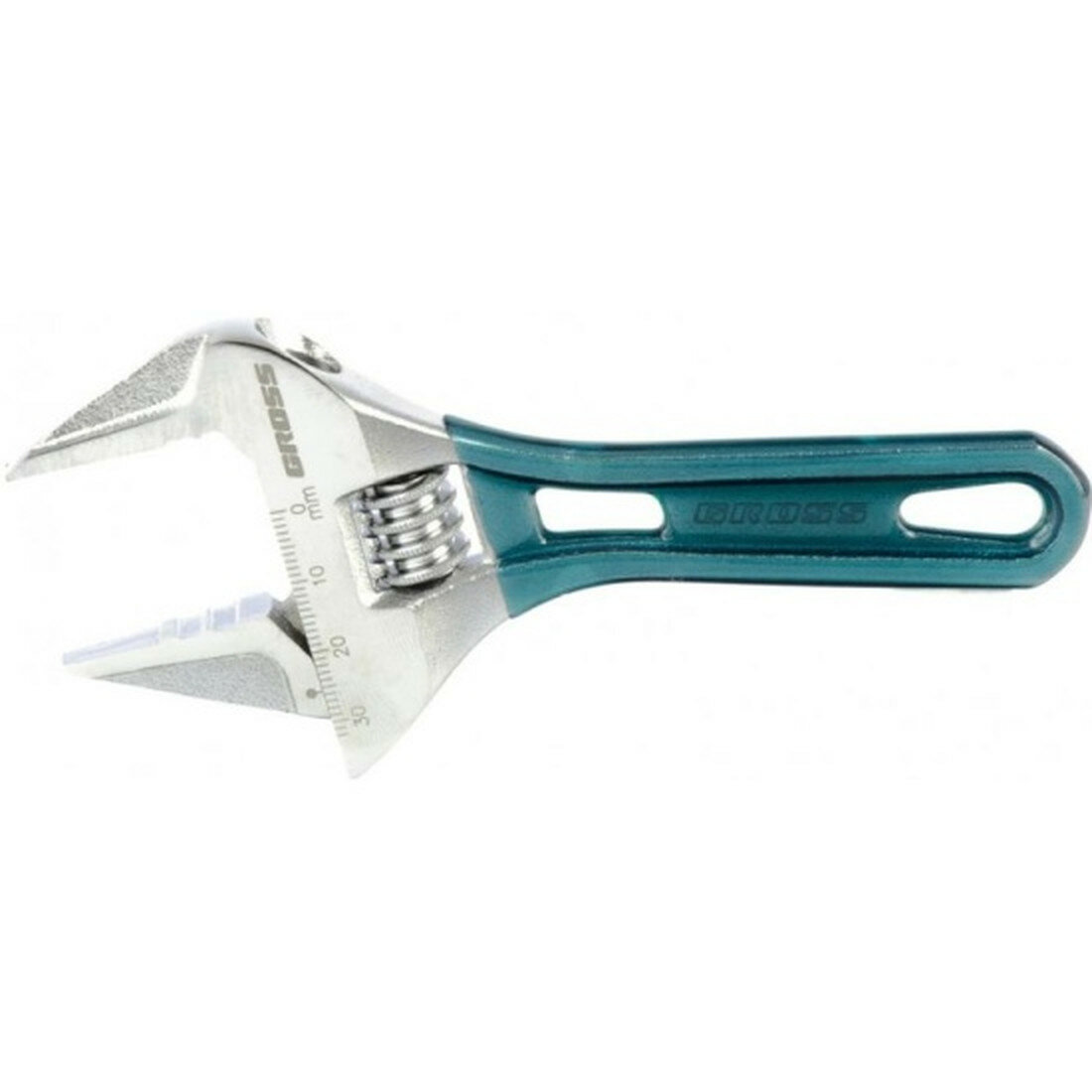 Ключ разводной Gross 140/32 мм, CrV, укороченная ручка 15565