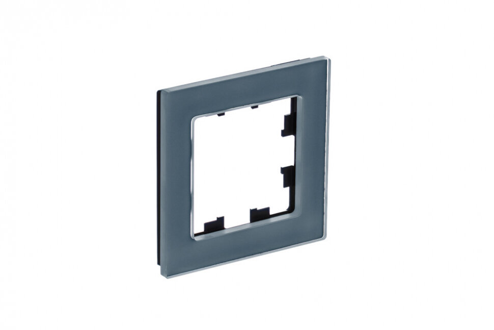 Рамка 1-постовая Systeme Electric AtlasDesign Nature, натуральное стекло, Грифель