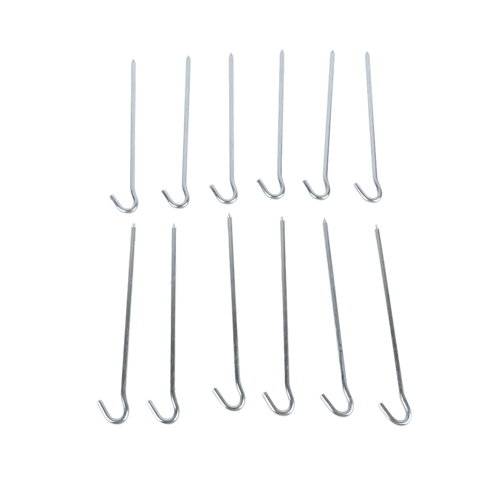 12 шт. колья для палатки, сверхмощные оцинкованные железные колышки для палатки, для кемпинга, альпинизма, садоводства