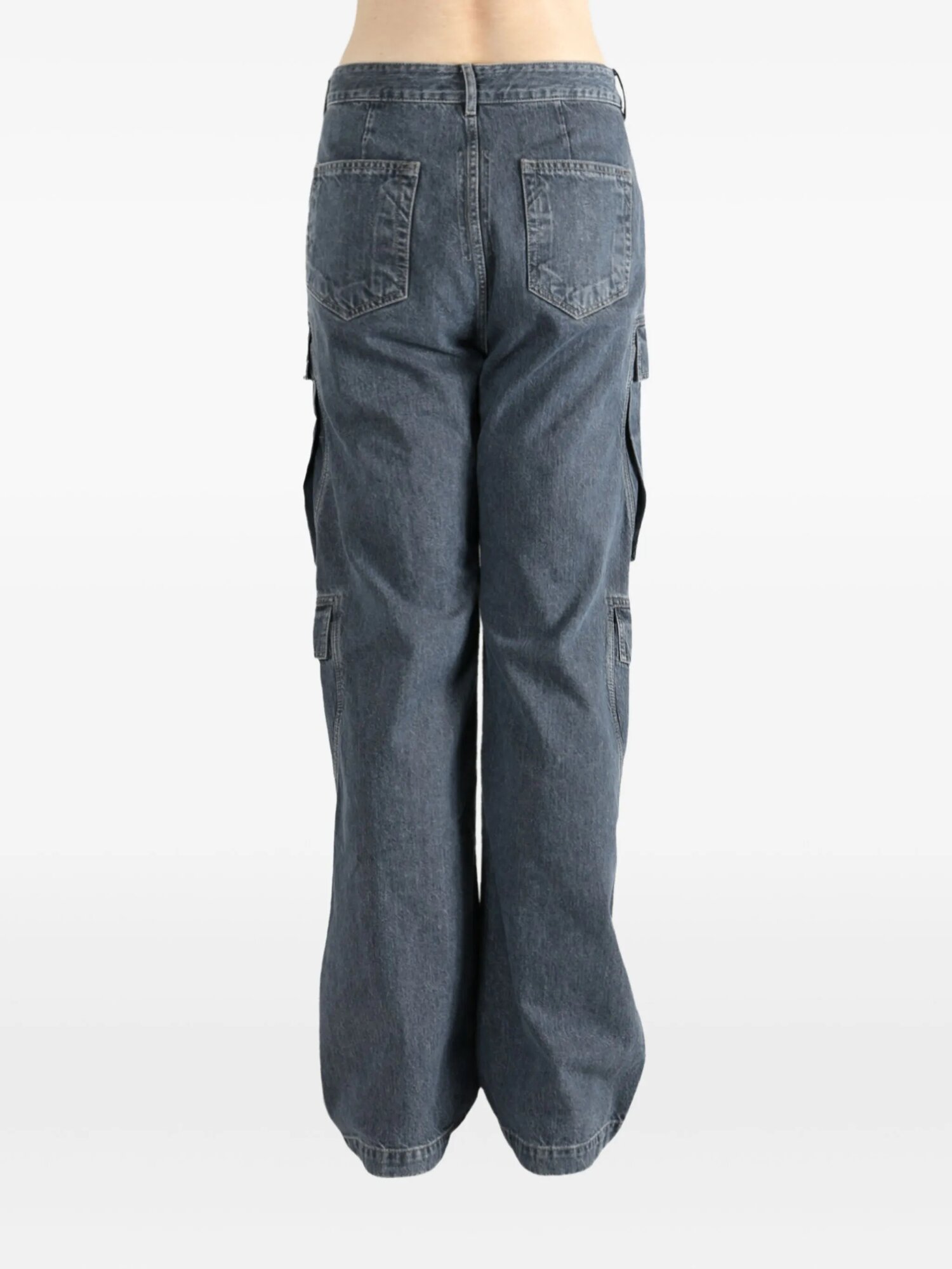 Джинсы Rick Owens Cargo-pockets jeans, размер S, синий — фото 1