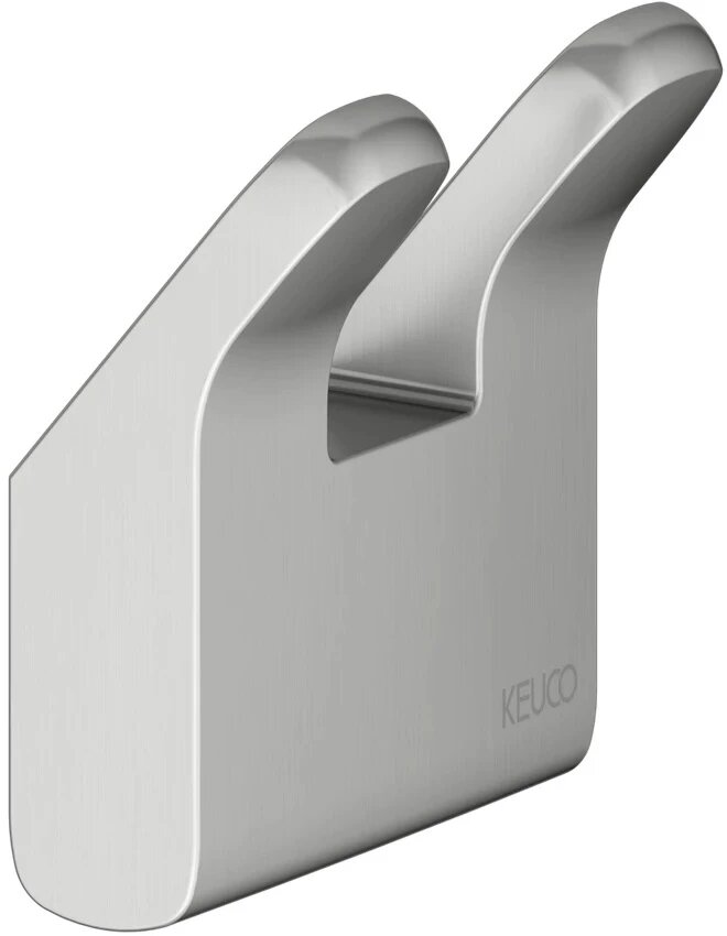 Крючок KEUCO Collection Moll 12713210000 двойной, для ванны, нержавеющая сталь