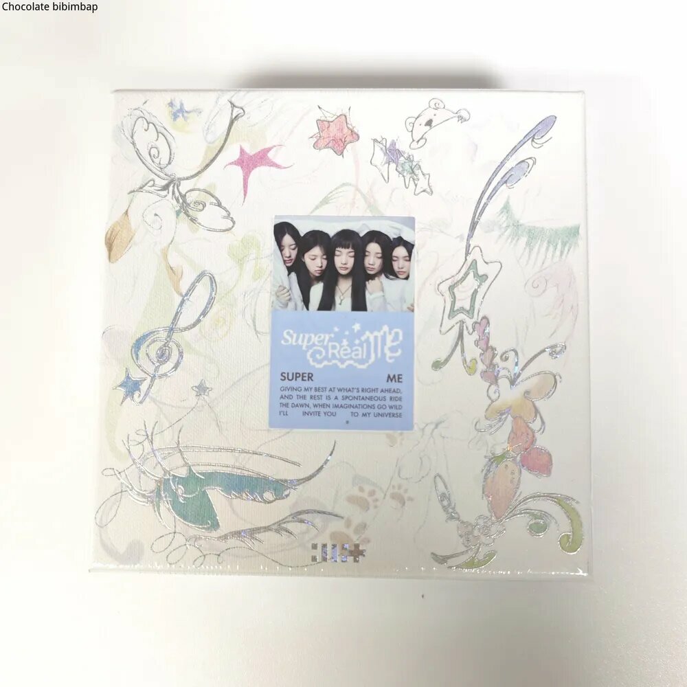 Мини-альбом "ILLIT SUPER REAL ME", 1 шт, 2024 г, фотокнига, фотокарточки, наклейки