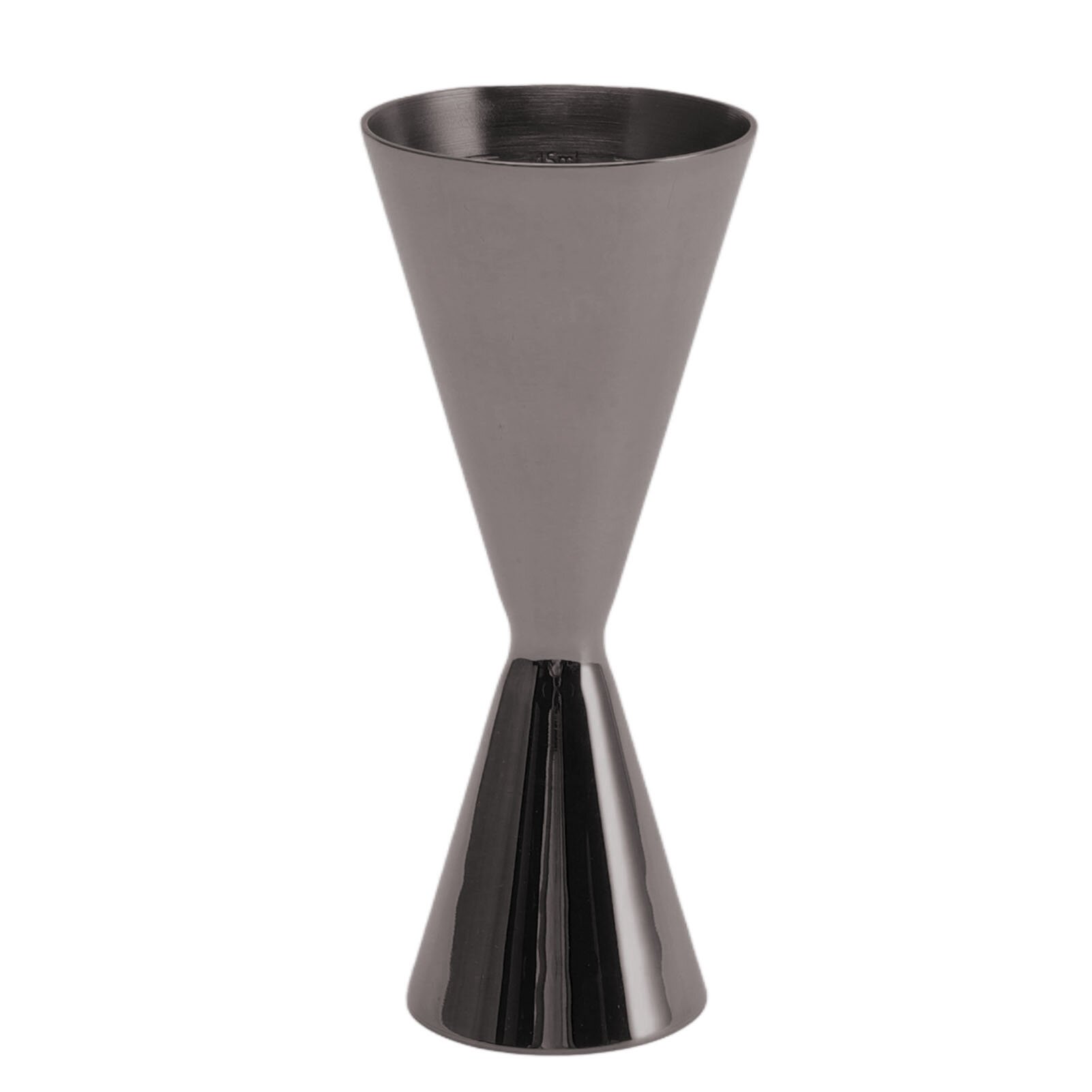 Коктейль с двойной джиггером из нержавеющей стали Инновационное вино измерение чашки для барменов измерение джиггера 1/2 унции черное покрытие