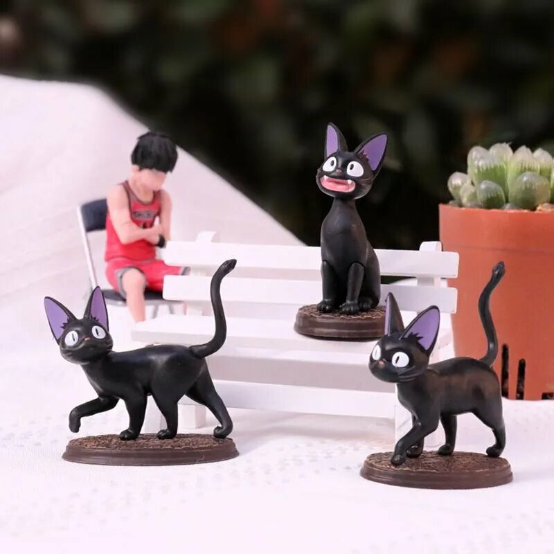 Статуэтка IKEA "Сидячий котенок", пластик, цвет 1, высота 5см, ширина 7см