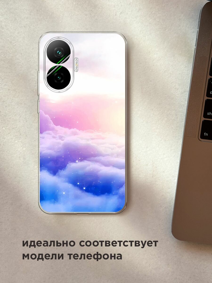 Силиконовый чехол на Poco F7 / Поко F7 с принтом "Небеса" — фото 1