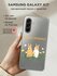 Чехол на Samsung Galaxy A17/A18 / Самсунг А17/А18 с принтом "Весенние кролики", ...