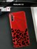 Чехол на Realme C3 / Реалми C3 с принтом "Окрас леопарда фон черный", прозрачный