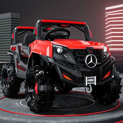 Очень большой детский электромобиль, четырехколесный внедорожник, детская игрушечная машинка с дистанционным управлением