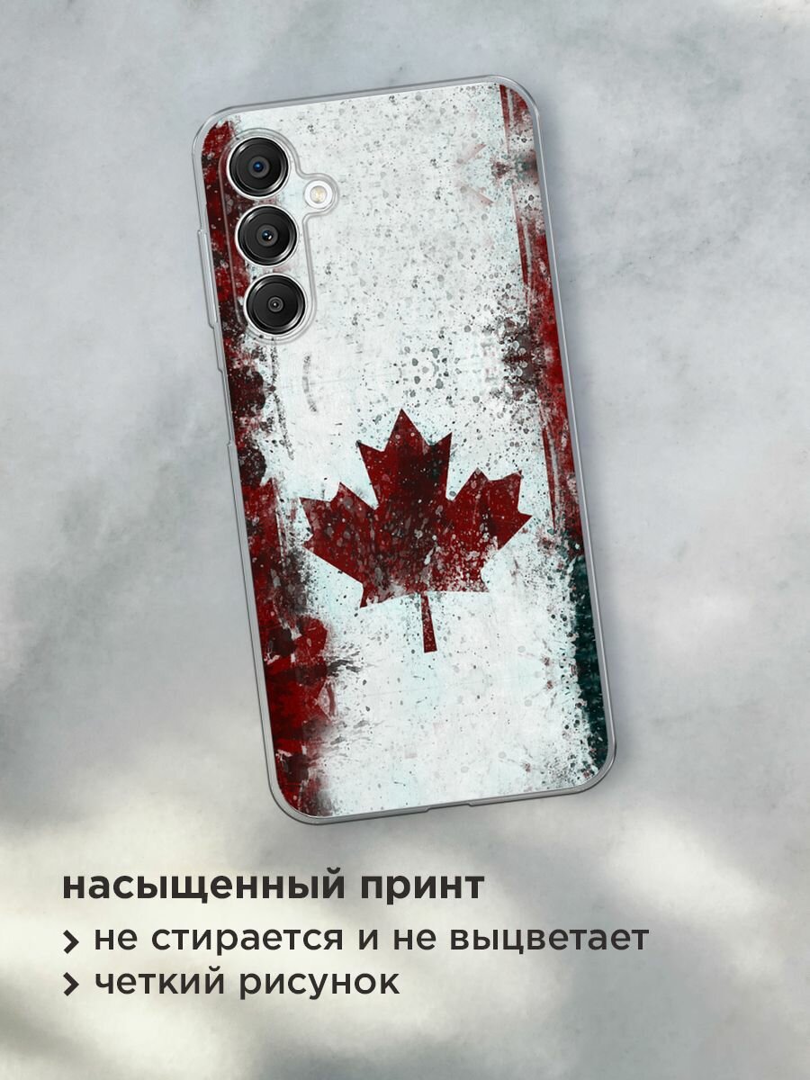 Чехол на Samsung Galaxy A16 / Самсунг А16 с принтом "Канада" — фото 1
