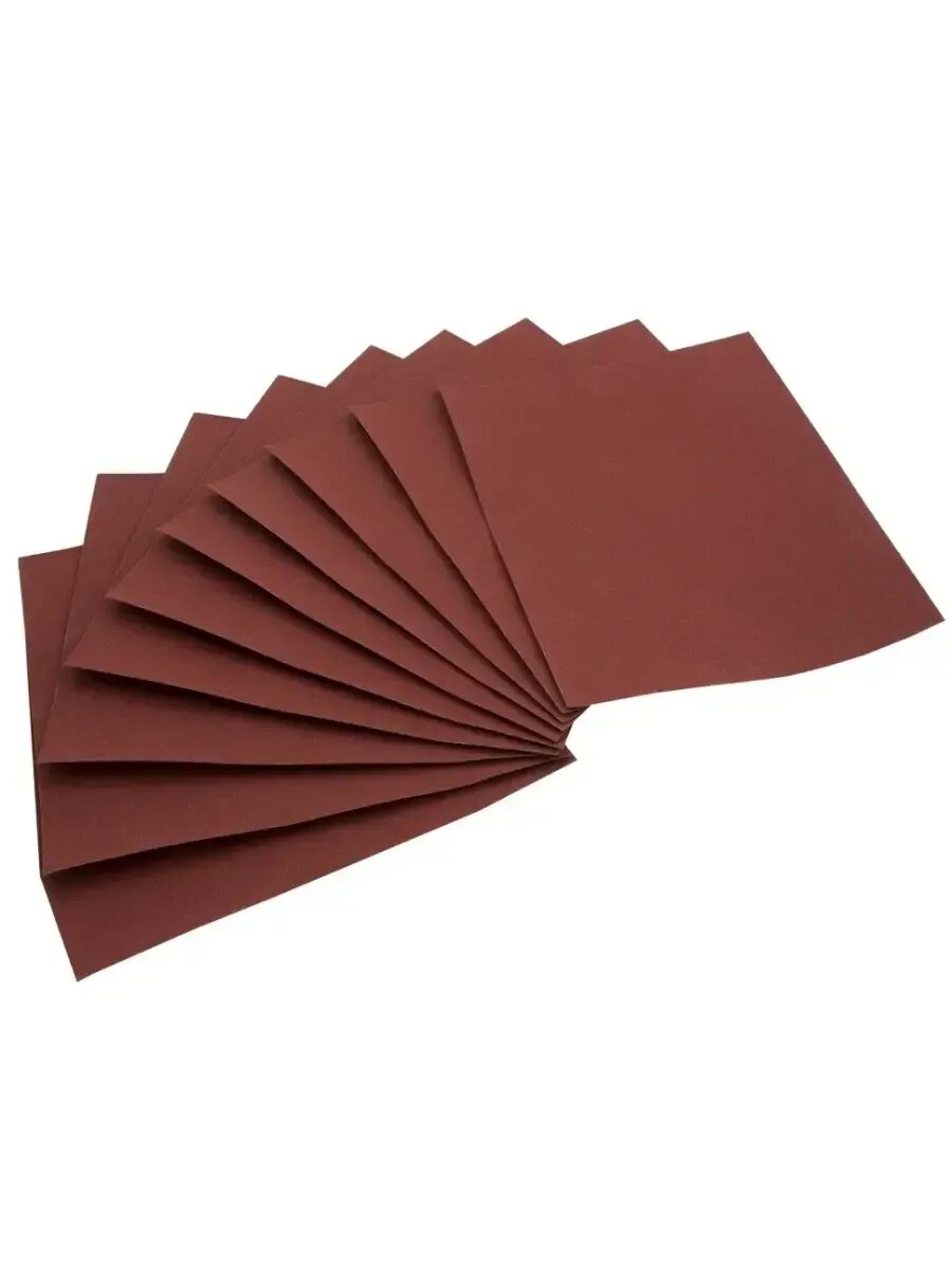 Наждачная бумага набор Р100, 230 x 280 мм, 10 шт