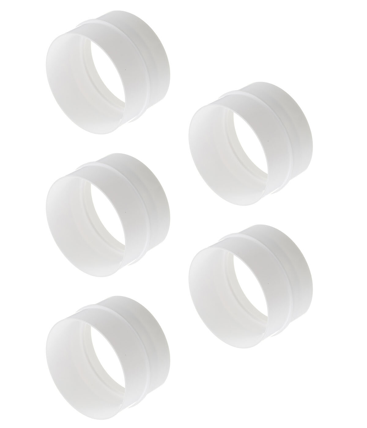 Соединитель для круглых воздуховодов пластиковый d100 мм (5 шт.)