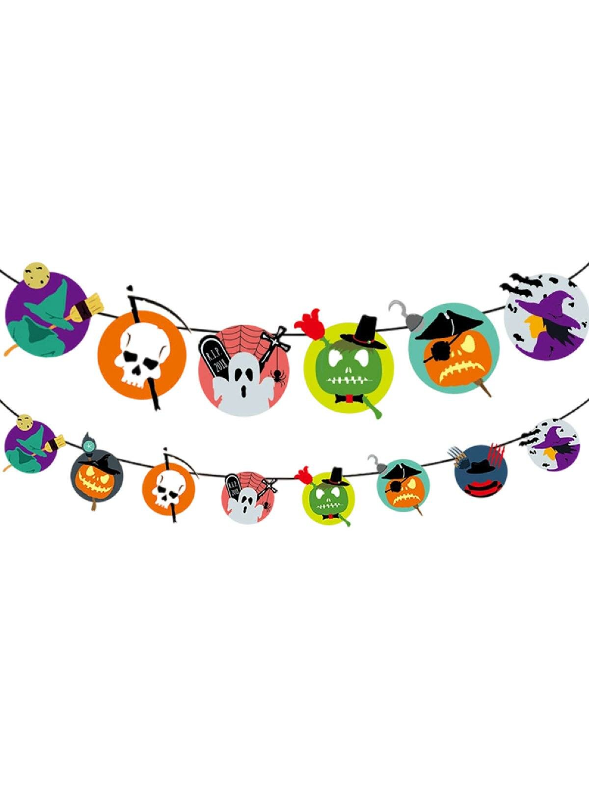 Тыквенный треугольный вымпел, украшение для каминов, стены, окна, лестницы, дверного проема