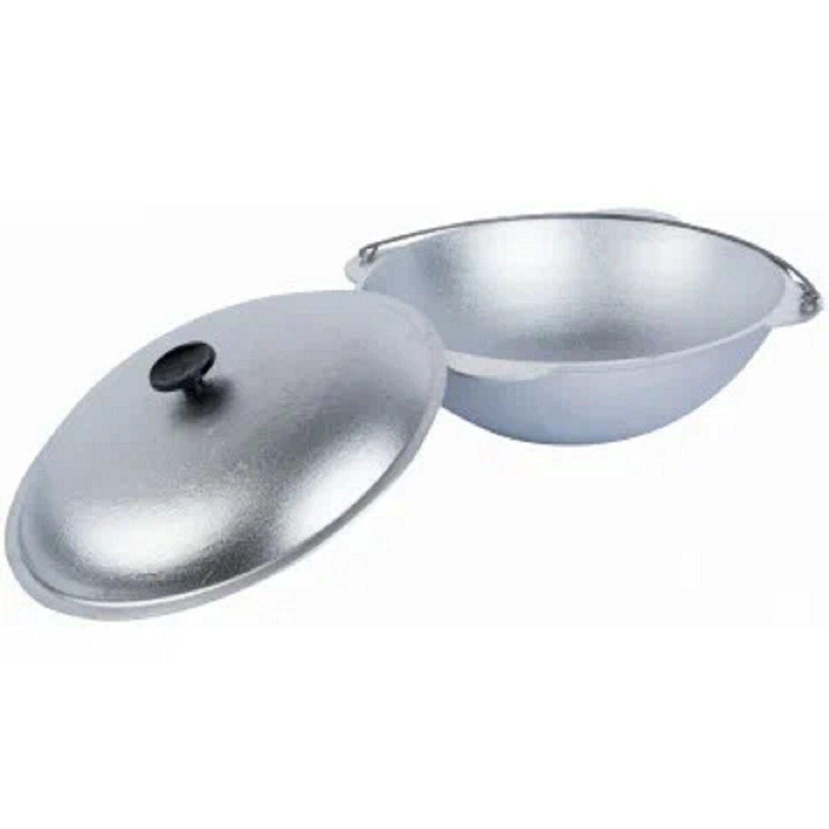 Казан тонар татарский с крышкой, силумин, диаметр 33 см, 6 л