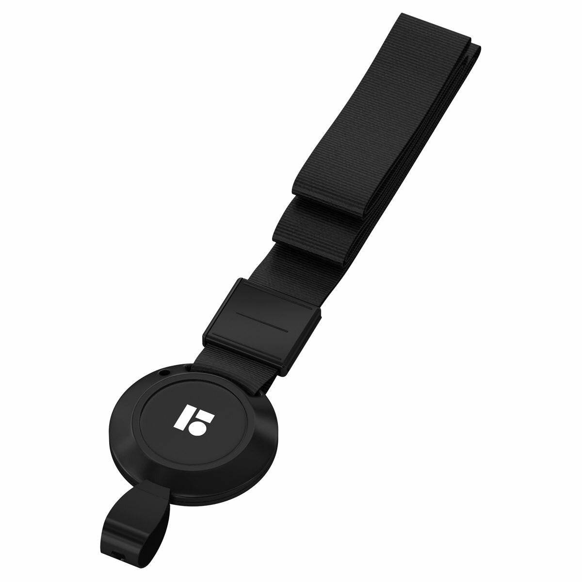 Держатель-рулетка для бейджей Berlingo ID 300, 70см, с черной лентой 45см (PDk_01014)