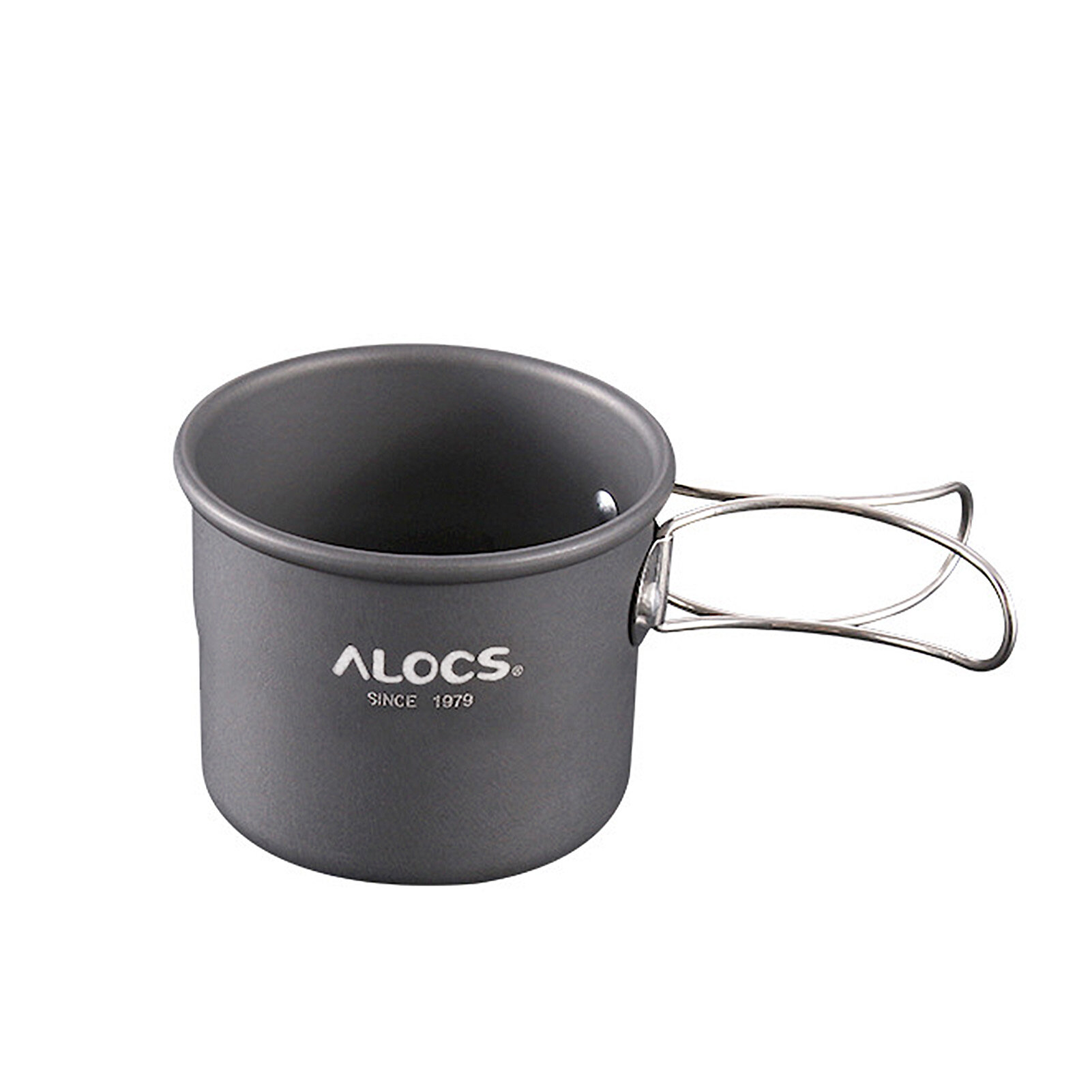 Портативная алюминиевая водяная чашка для кофе с складным ручком для открытом воздухе и кемпинга, объем 150мл, размер 7.2*5.8см, вес 45г, материал алюминий и нержавеющая сталь, в комплект входят 1 чашка для кемпинга